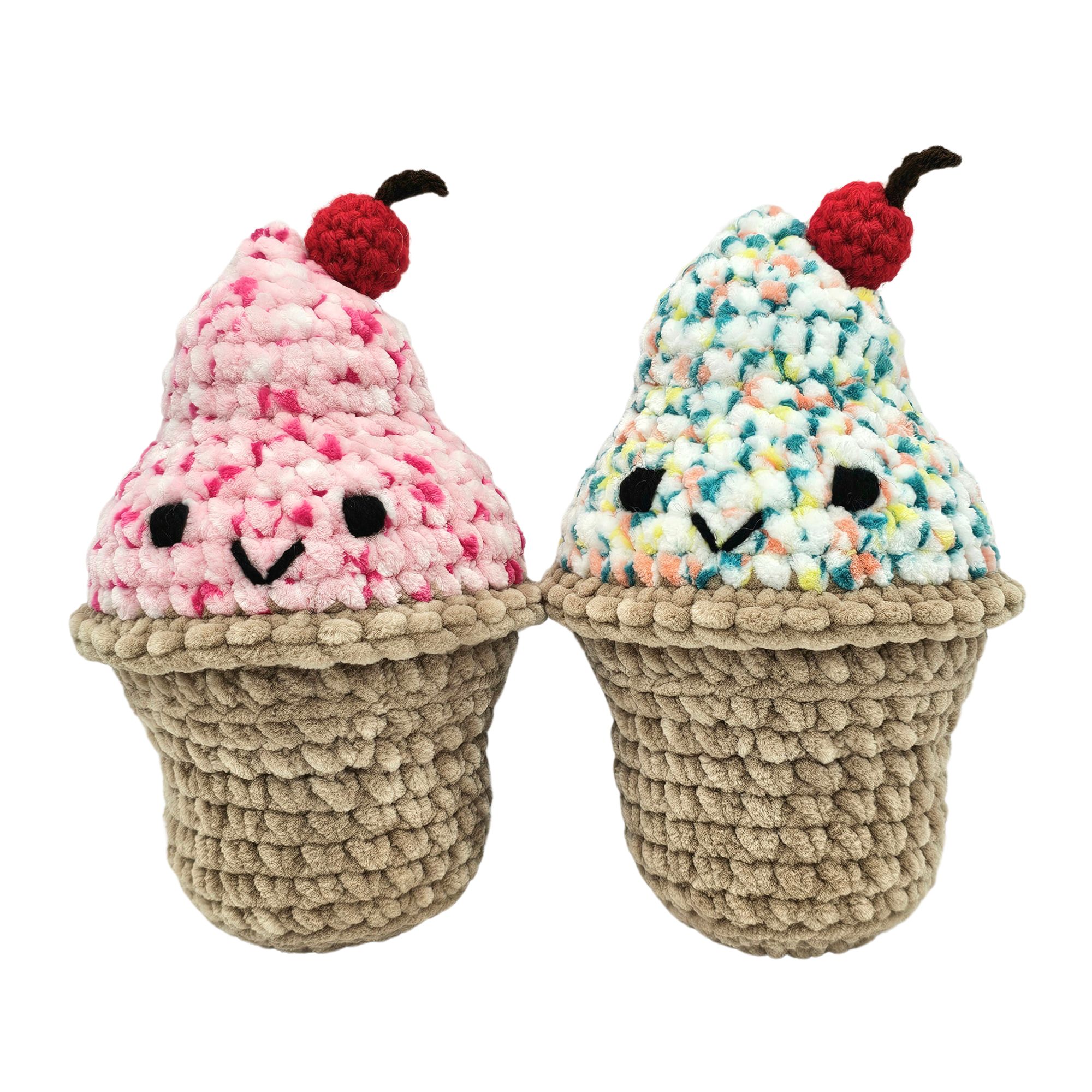 Plush Plushie Stuffie Ice Cream Cone Summer Birthday Christmas Easter ...